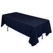 BalsaCircle Black 90" x 132" Cotton Blend Rectangular Tablecloth ...