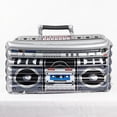Balsa Circle Silver Inflatable Boom Box Party Beverage Cooler, 24x12 in ...