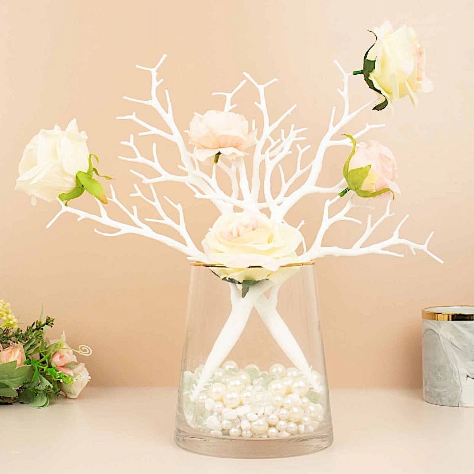 BalsaCircle White 10 Artificial 14" Plastic Manzanita Tree Branches ...