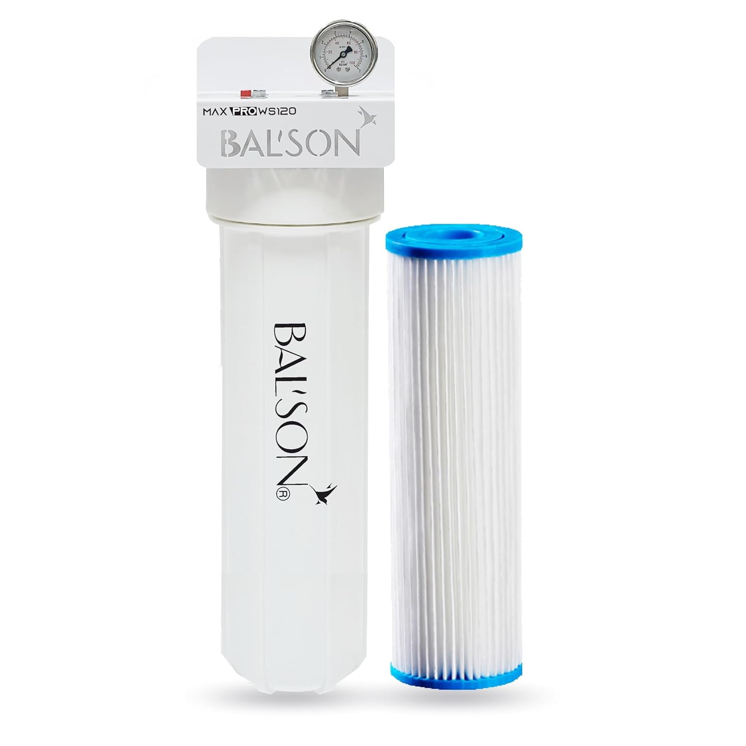 Balson Max Pro Water Filter for Overhead Tank with Washable Pleated ...