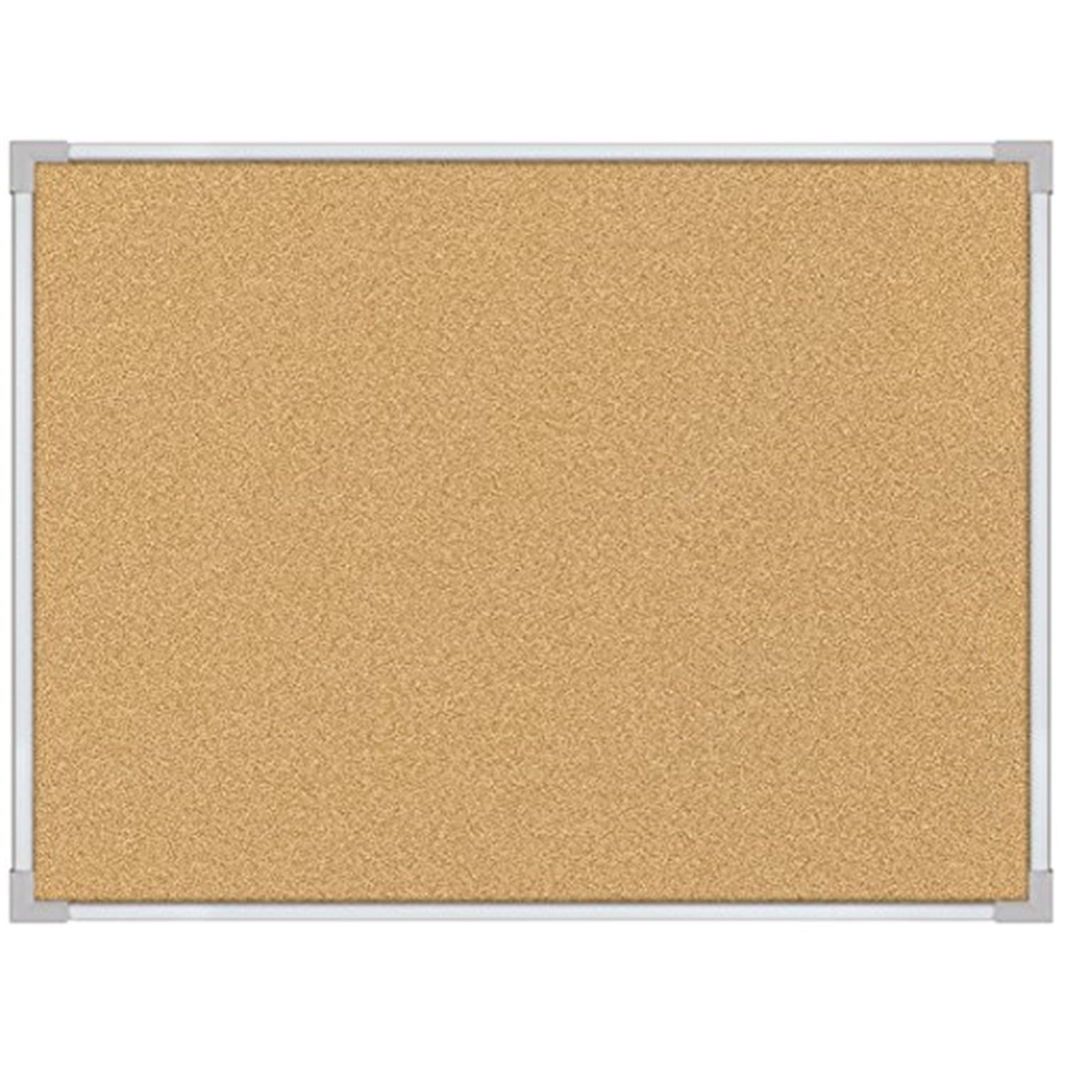 Balt® Best Rite® Cork Board, 48" x 36", 40% Recycled , Aluminum Frame ...