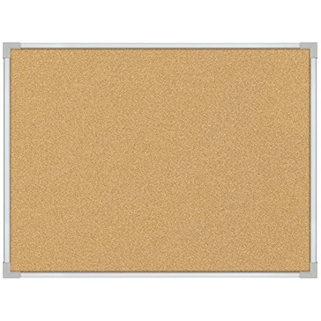 Balt® Best Rite® Cork Board, 48" x 36", 40% Recycled , Aluminum Frame ...