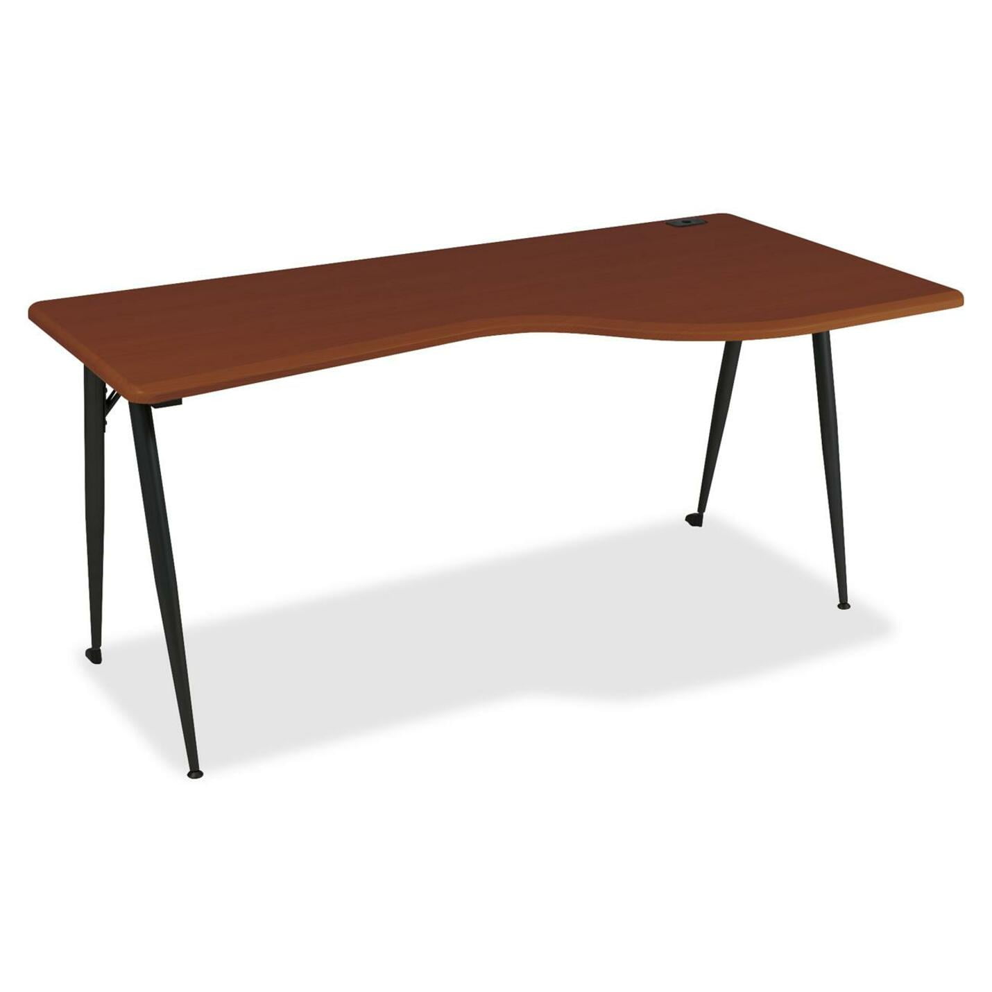 Balt iFlex Large Desk, Right, Cherry and Black - Walmart.com