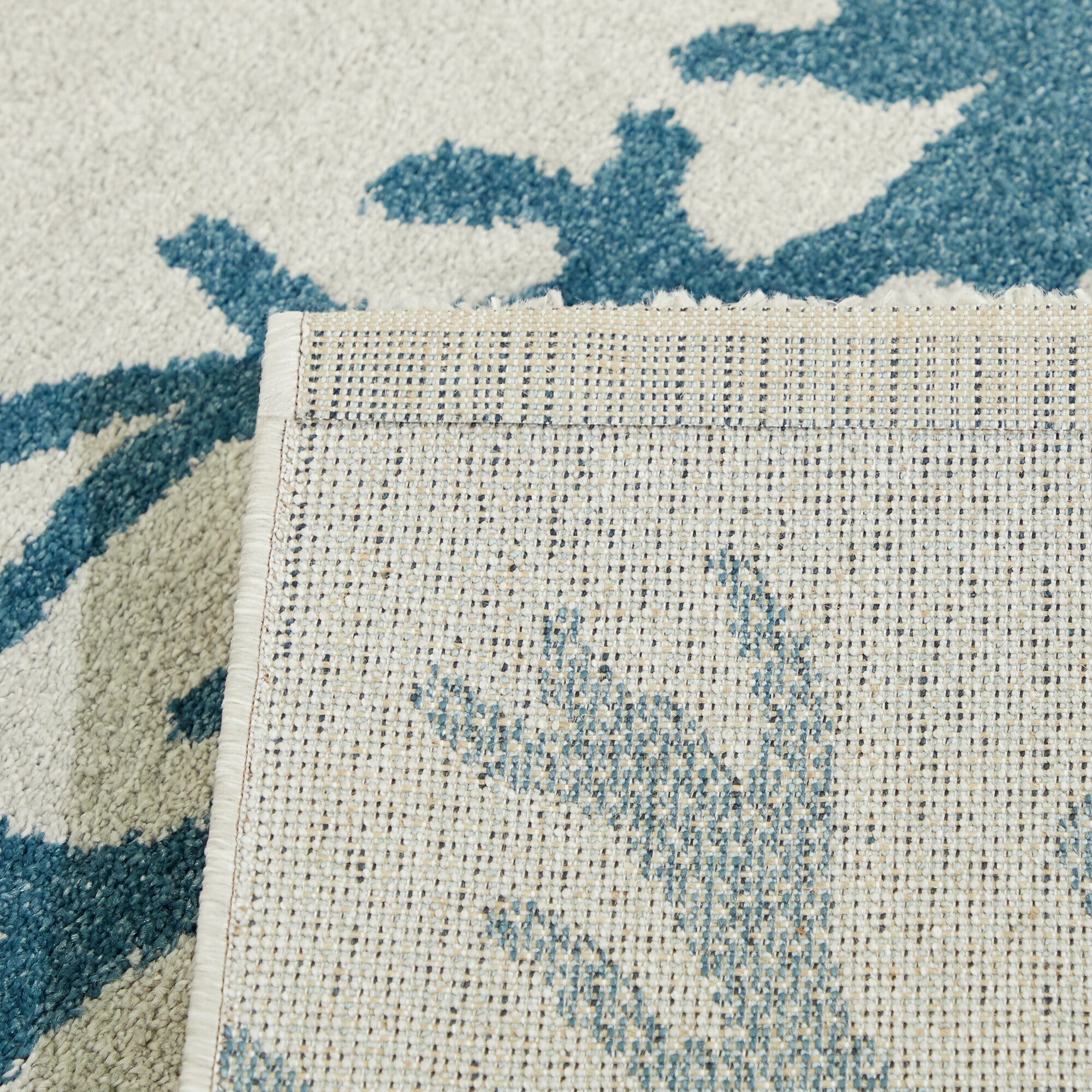 Caistor Coastal Coral Print Area Rug - Walmart.com