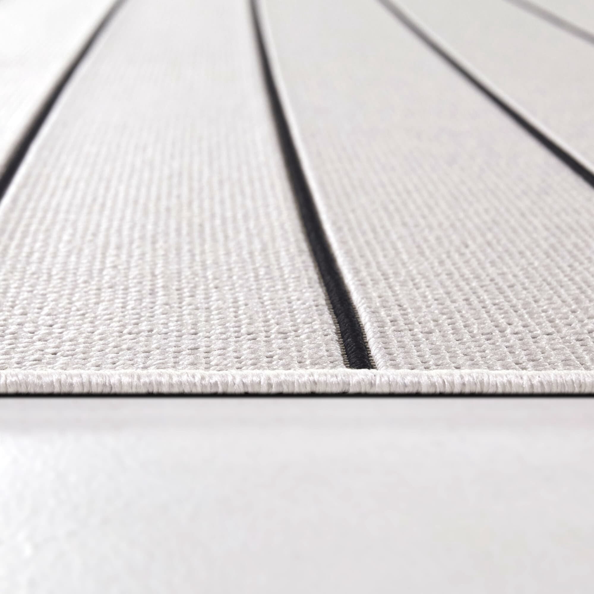 Balta Campert Striped Patio Indoor/Outdoor Area Rug 7'10" x 10' - White ...