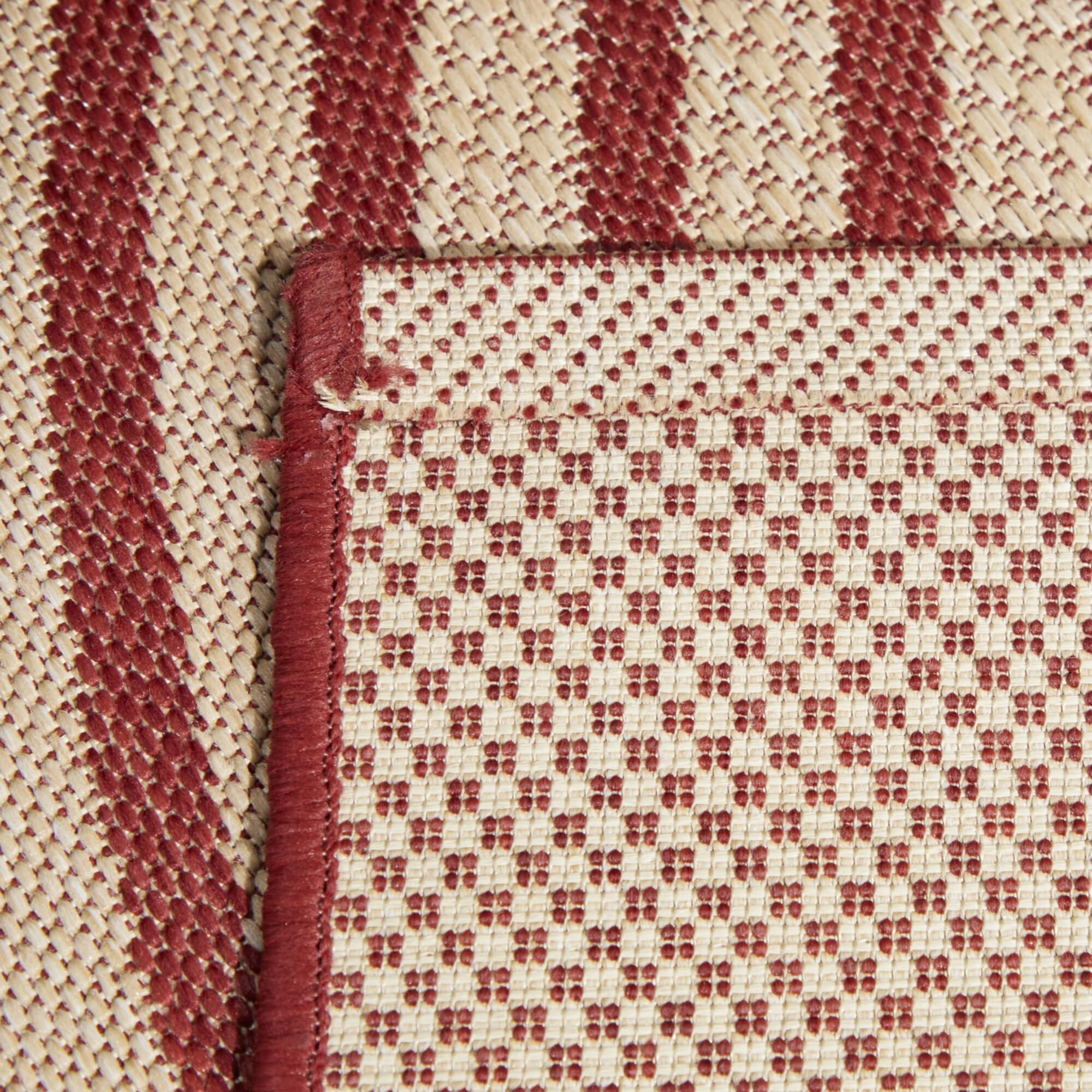 Balta Cerise Contemporary Indoor/Outdoor Area Rug Red 5'3" x 7' 5' x 8 ...