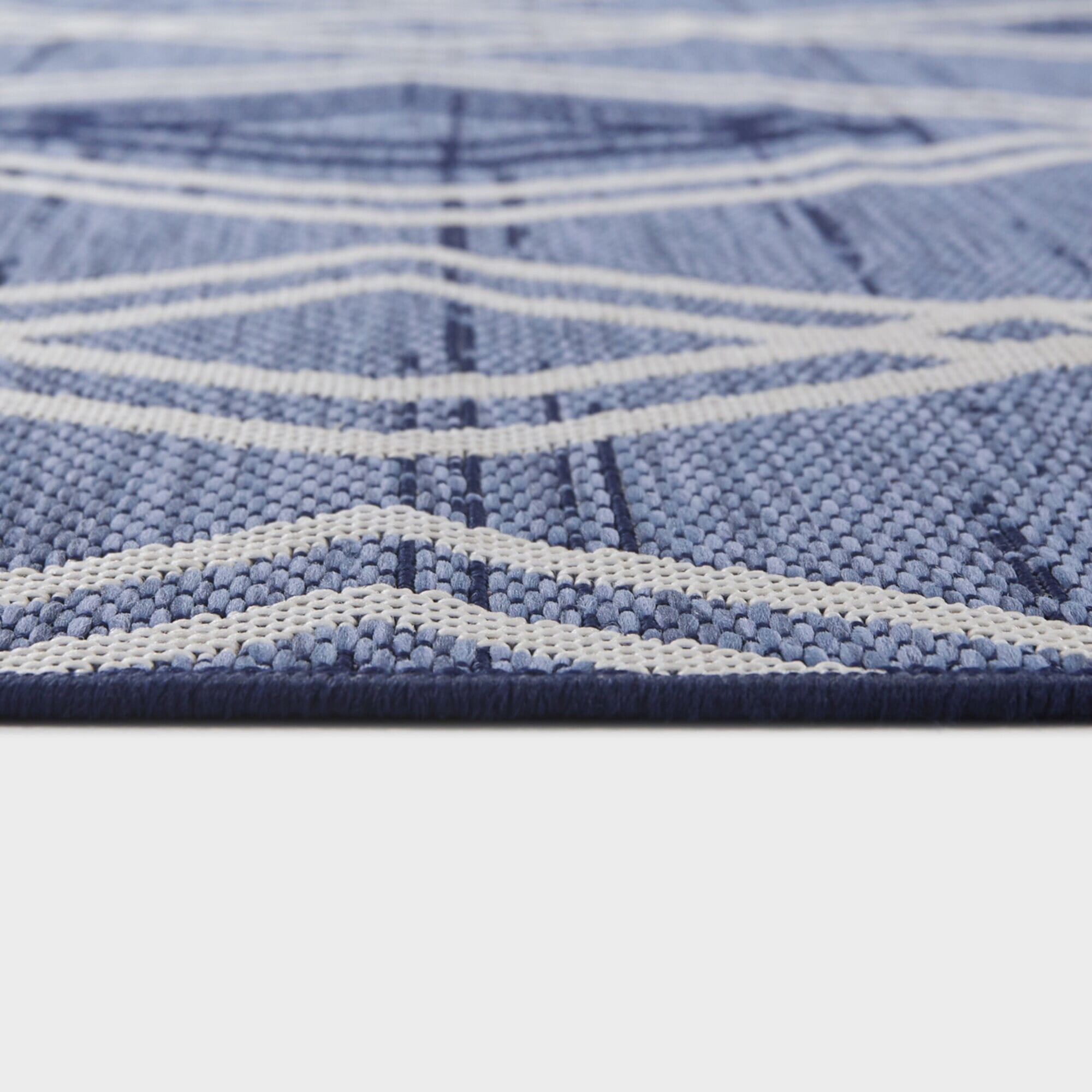 Balta Cory Trellis Indoor/Outdoor Area Rug Blue 7'10" x 10' 8' x 10 ...