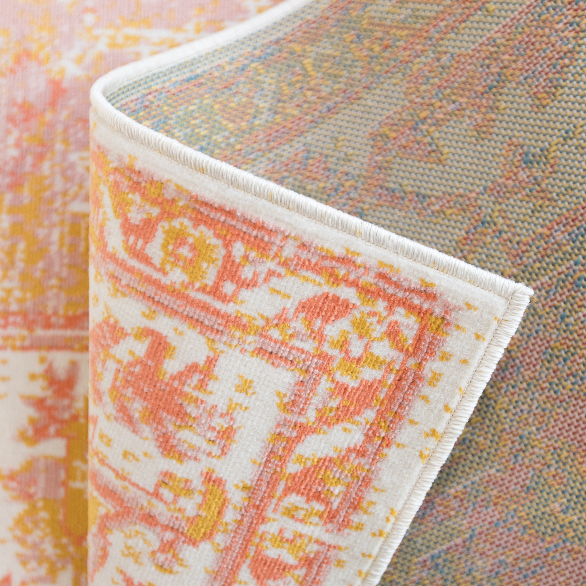 Balta Derya Bohemian Medallion Indoor/ Outdoor Area Rug Pink 2' x 7 ...