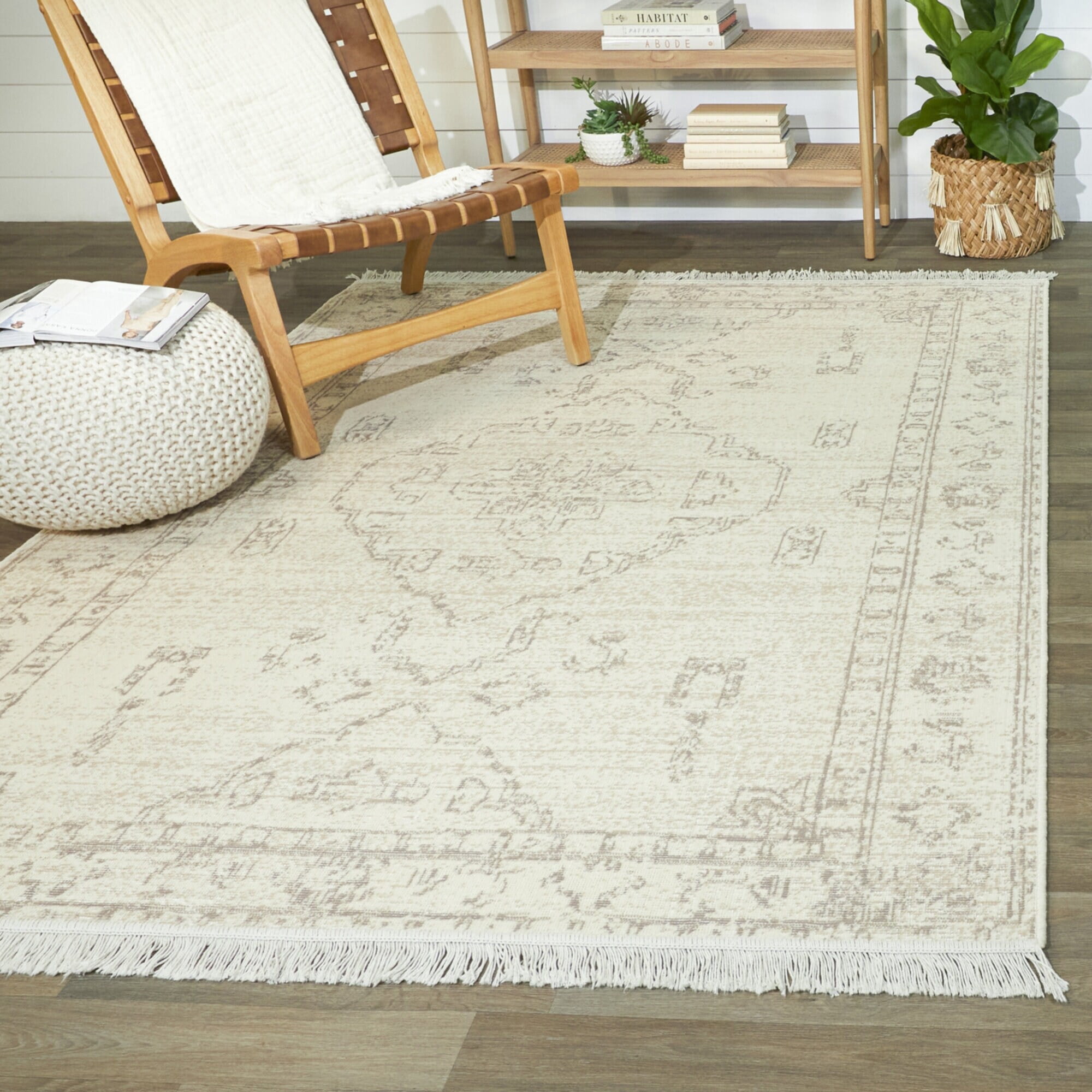 Balta Federico Traditional Medallion Recycled Area Rug 5'3" x 7' 5' x 8 ...