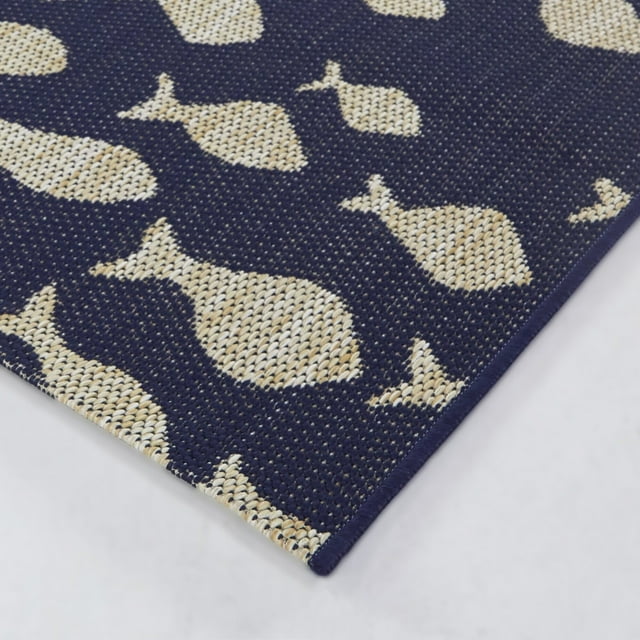 Balta Holbrook Nautical Coastal Fish Area Rug for Indoor and Beachy ...