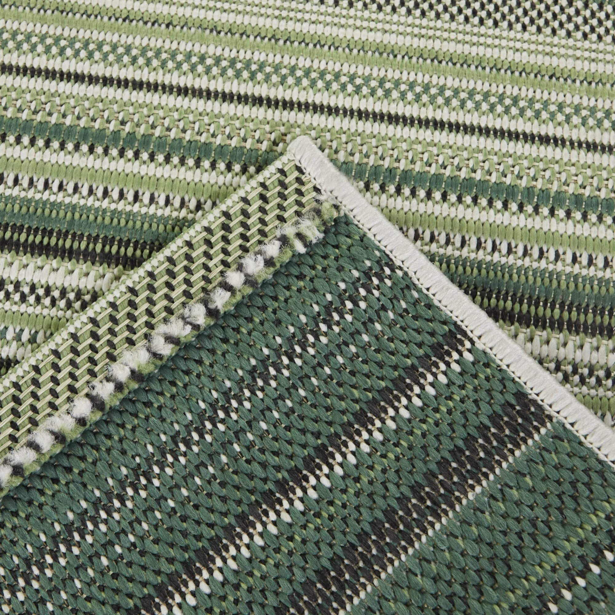 Balta Huxley Striped Patio Indoor/Outdoor Area Rug 5'3" x 7' - Green ...