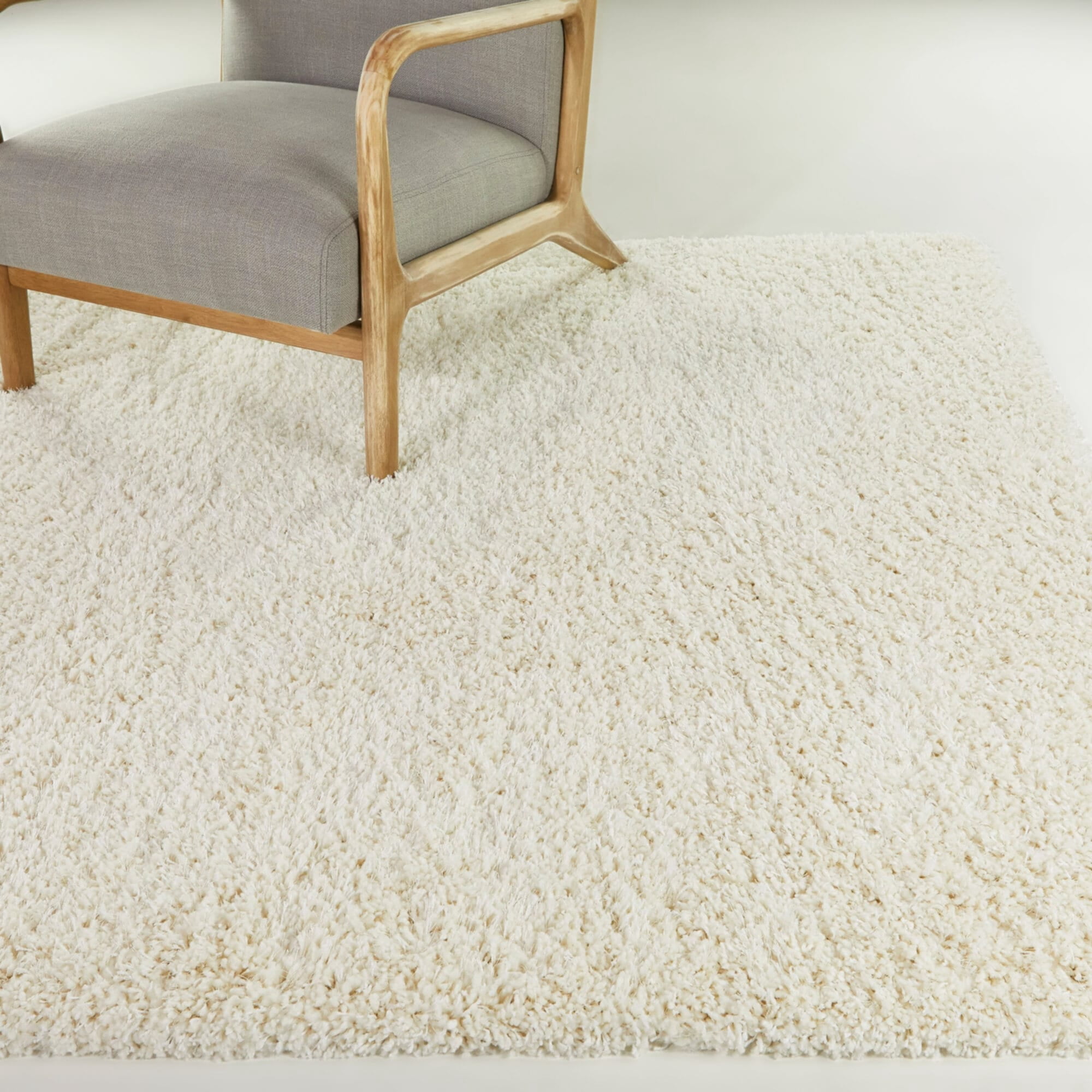 Kenna Solid Shag Area Rug - Walmart.com