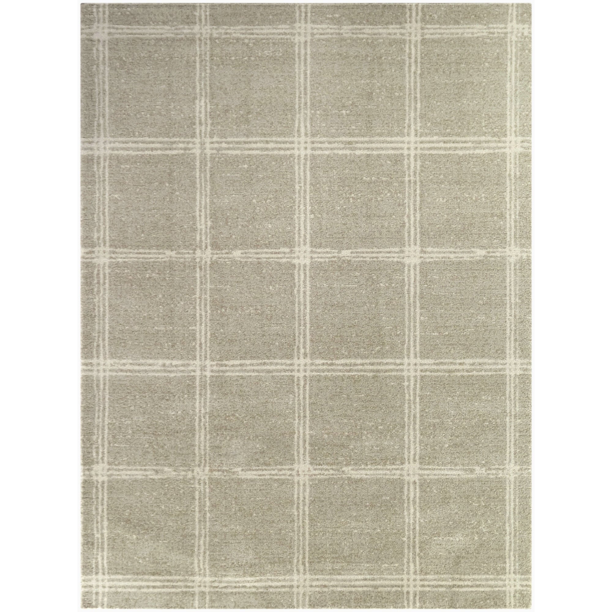 Balta Kilmer Modern Plaid Area Rug 5'3" x 7' - Taupe - Walmart.com