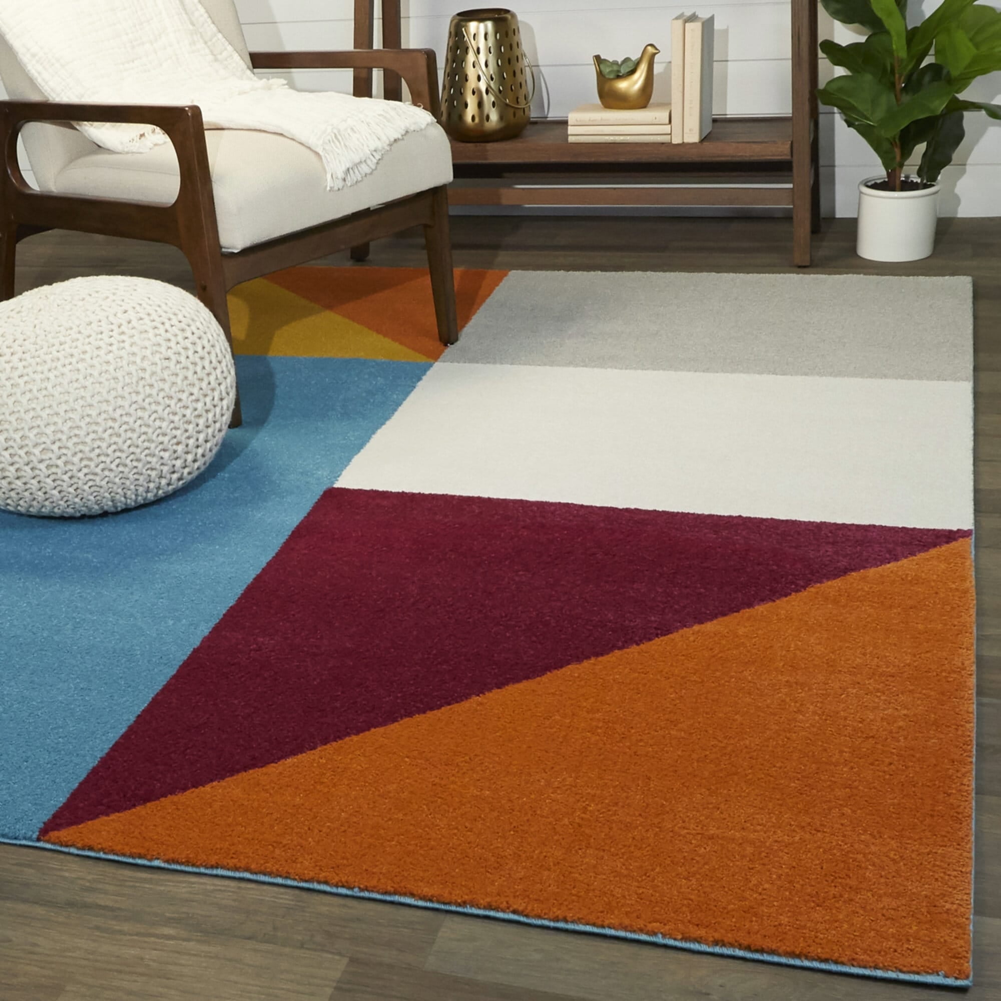 Balta Maison Modern Color Block Area Rug 7'10" x 10' 8' x 10' - Walmart.com