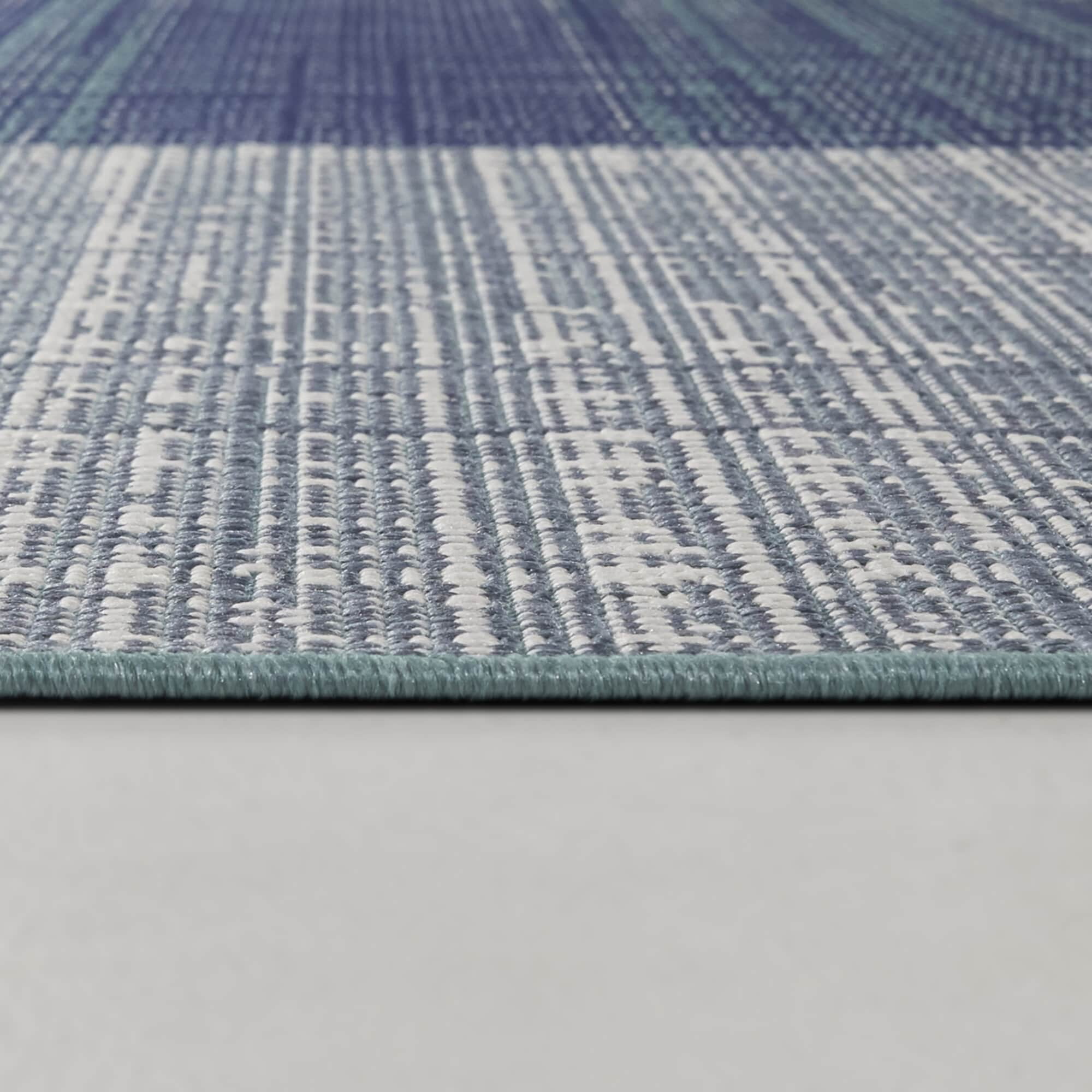 Balta Markham Modern Color Blocked Indoor/Outdoor Area Rug 5'3" x 7 ...