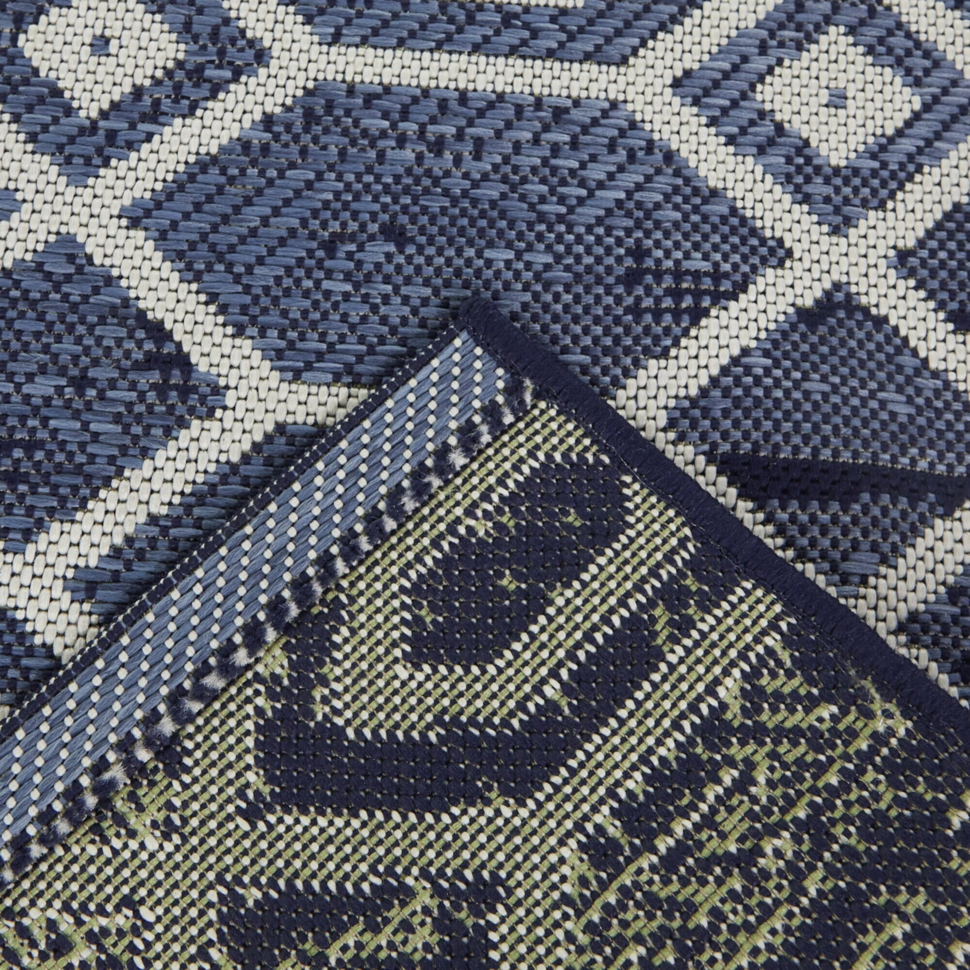 Balta Marvell Geometric Indoor/Outdoor Area Rug 7'10" x 10' - Navy Blue ...