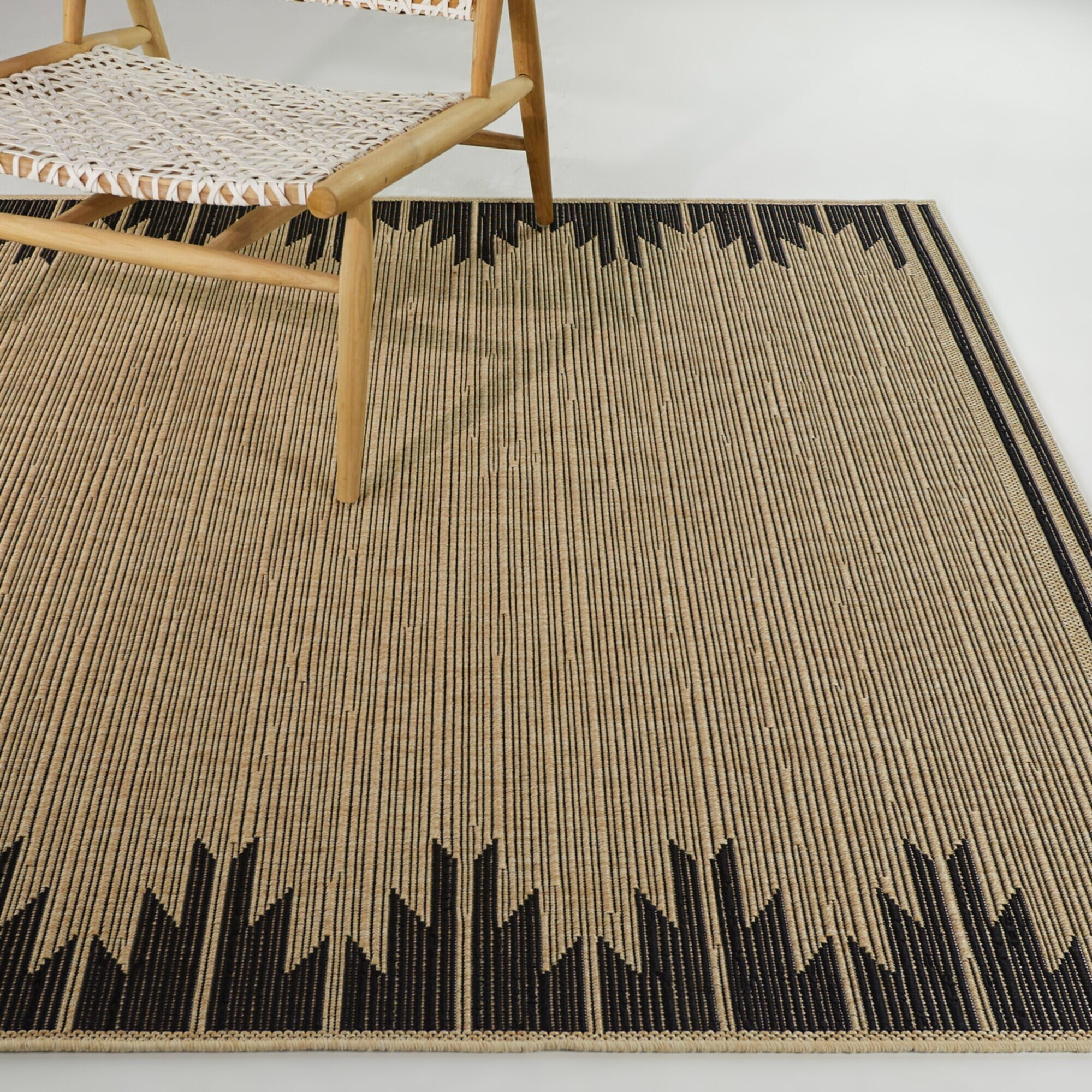 Merieme Art Deco Border Area Rug - Walmart.com