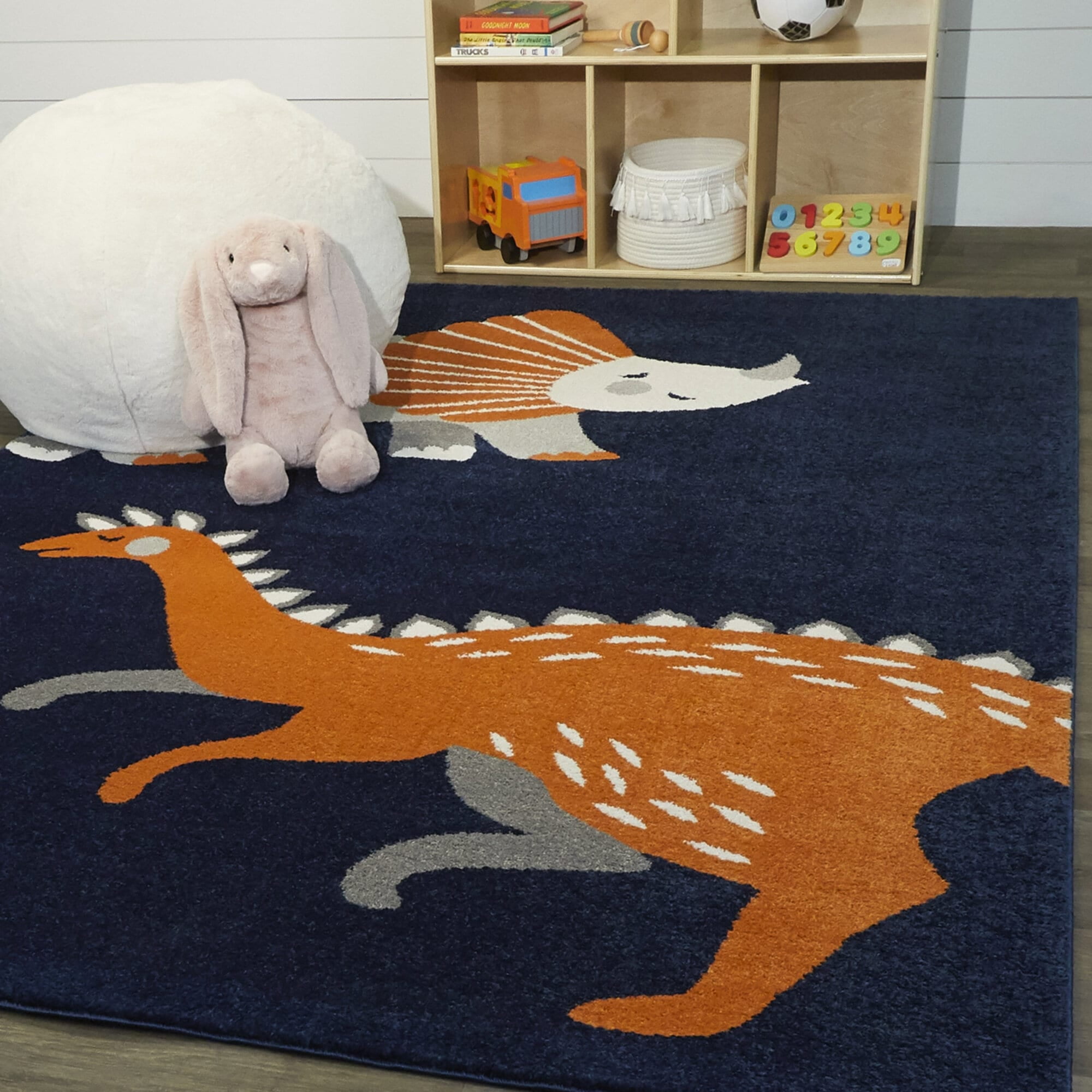 Balta Mod-Tod Dina Dinosaurs Kids Area Rug 5'3" x 7' 5' x 8' - Walmart.com