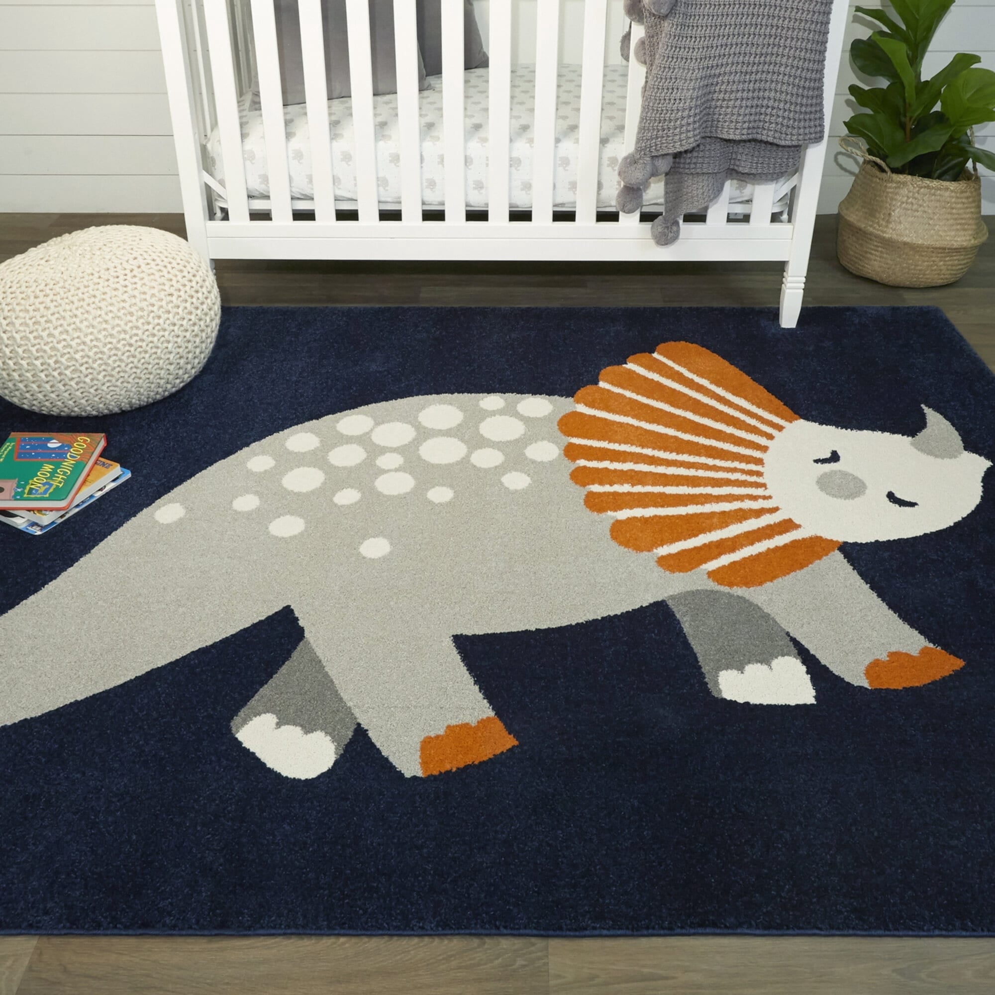 Balta Mod-Tod Sarah Kids Dinosaur Area Rug 3'11" x 5'7" 4' x 6' Living ...