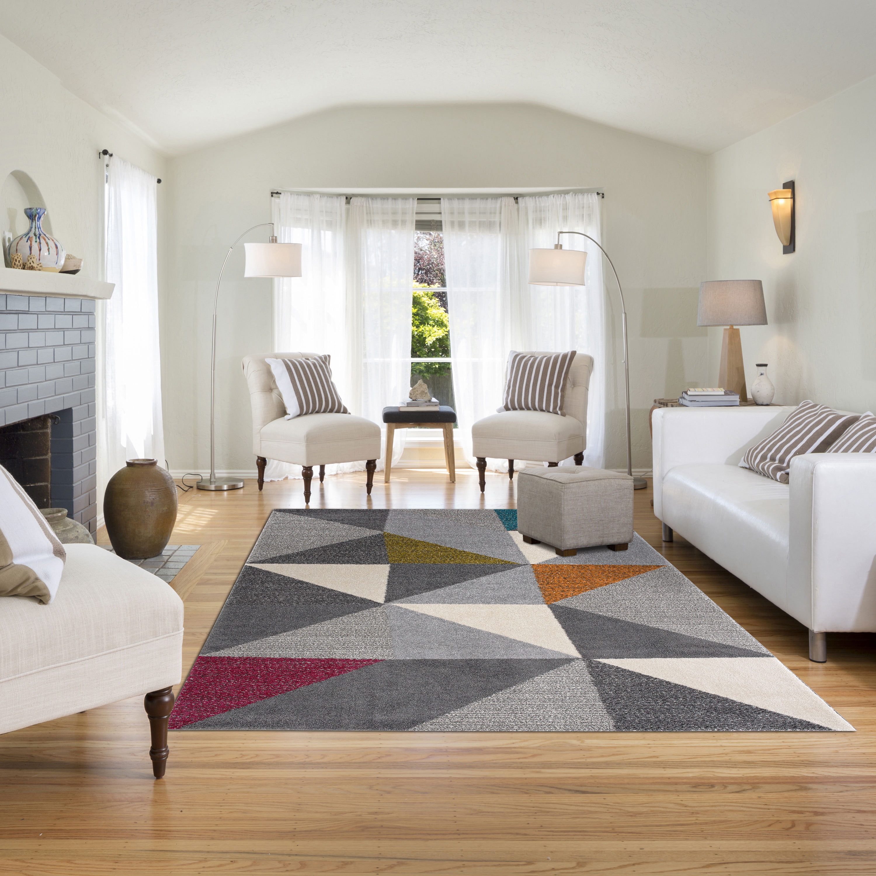 Balta US, Inc Signature Home Rochester Grey Polypropylene Area Rug (7 ...