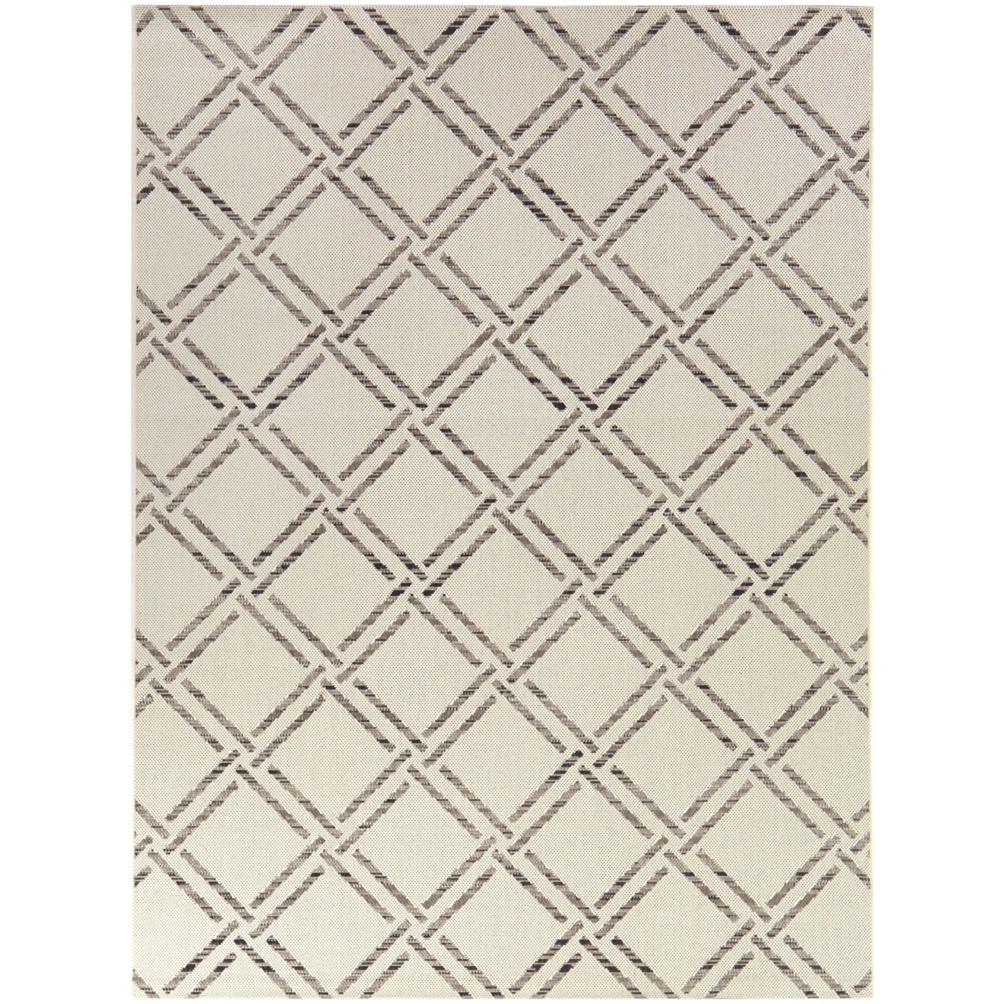 Balta US, Inc Sommer Trellis Indoor/Outdoor Area Rug Cream 7'10" x 10 ...