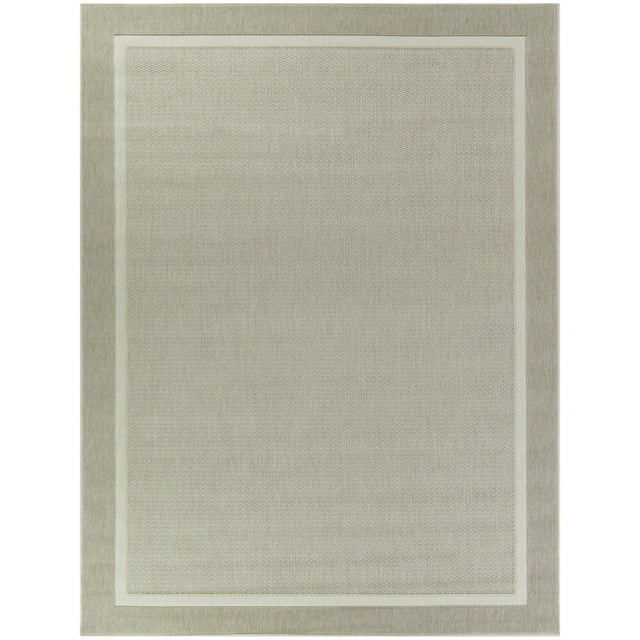 Balta Wyatt Border High-low Indoor/Outdoor Area Rug Beige 2'7" x 7 ...