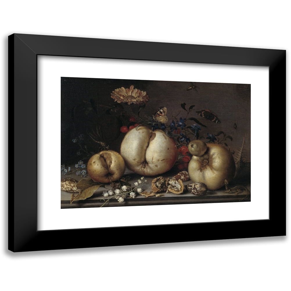 Balthasar van der Ast 14x11 Black Modern Framed Museum Art Print Titled ...