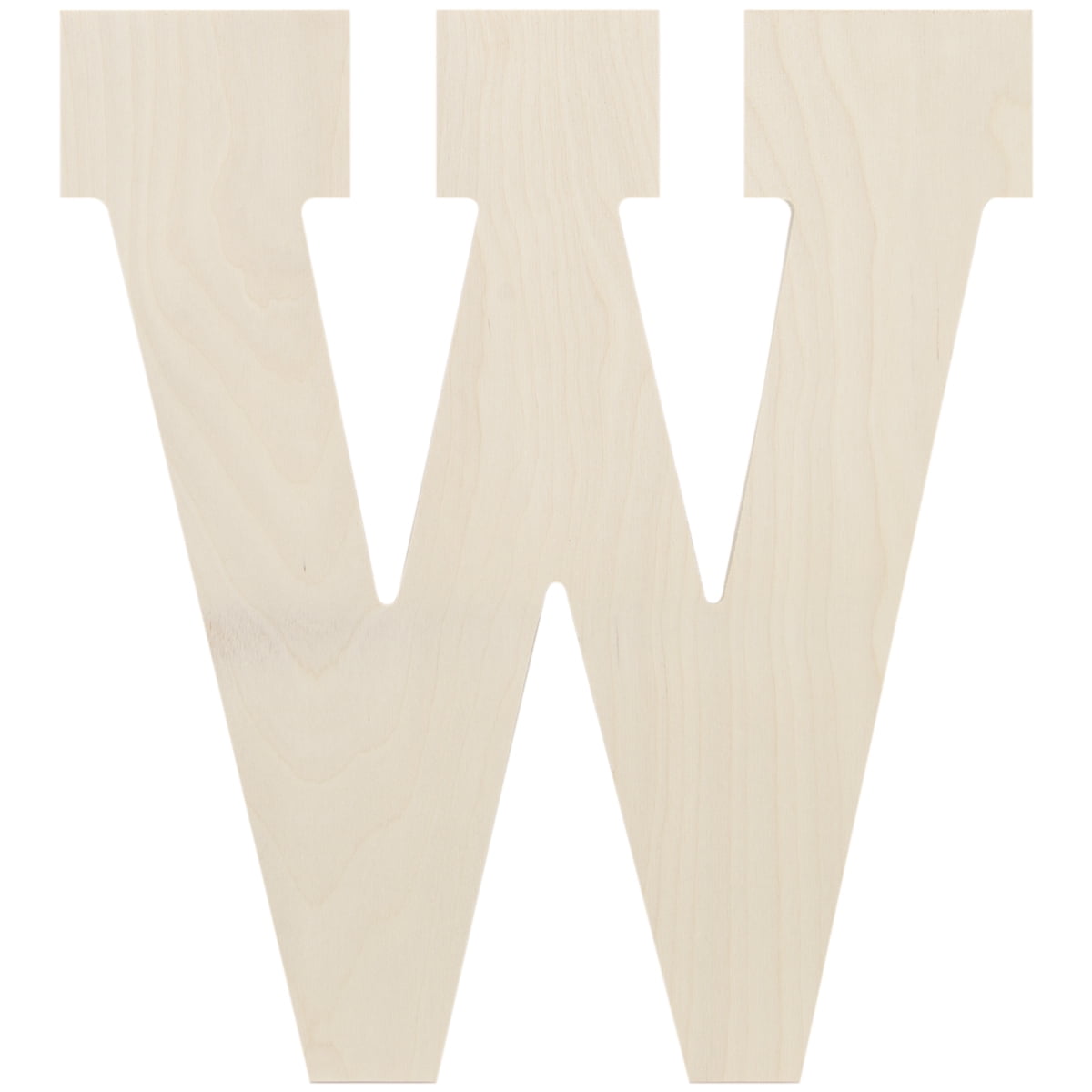 Baltic Birch Collegiate Font Letters & Numbers, 13.5" - Walmart.com