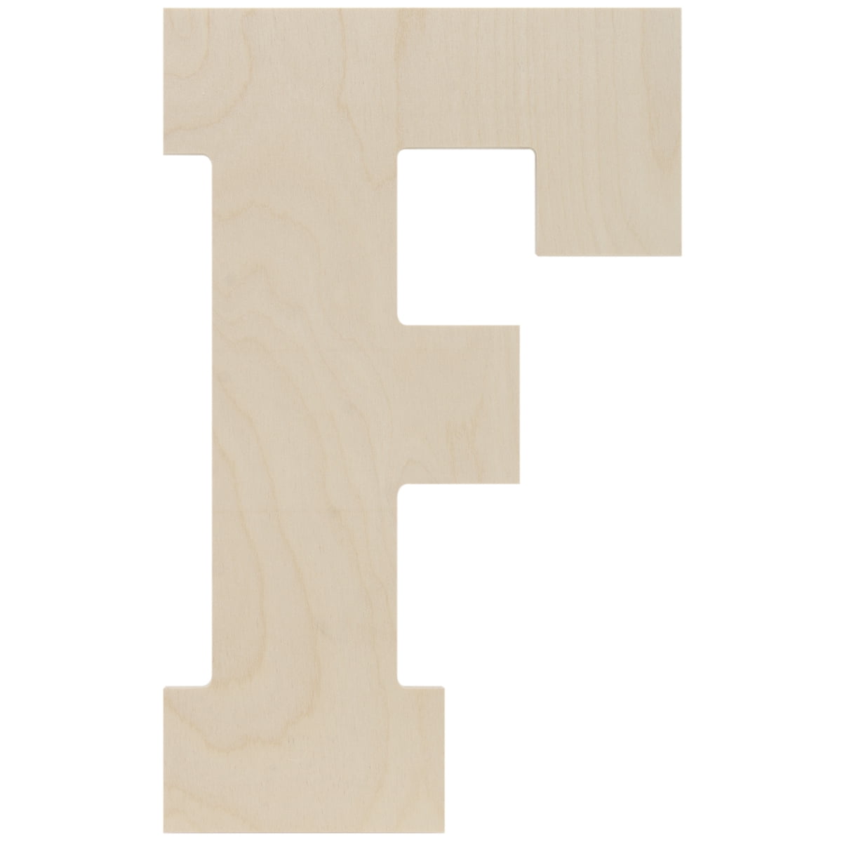 Baltic Birch Collegiate Font Letters & Numbers, 13.5" - Walmart.com