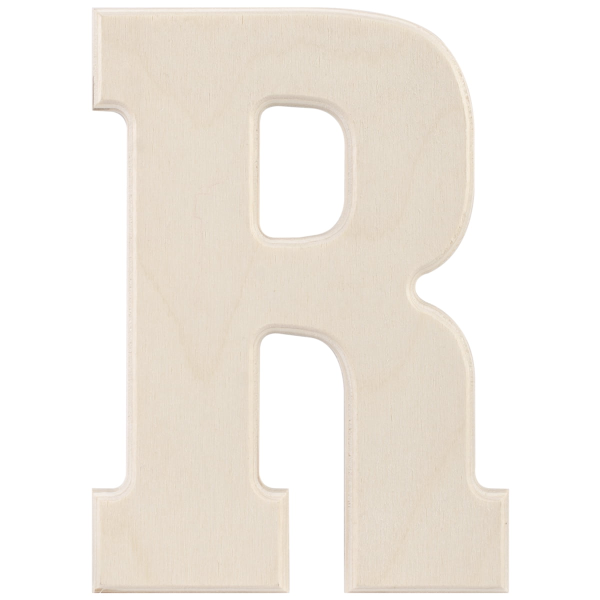 Baltic Birch University Font Letters & Numbers 5.25"-R - Walmart.com