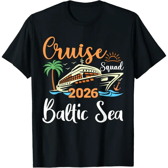 Baltic Sea Cruise Squad Family Holiday Matching Voyage Group T-Shirt ...