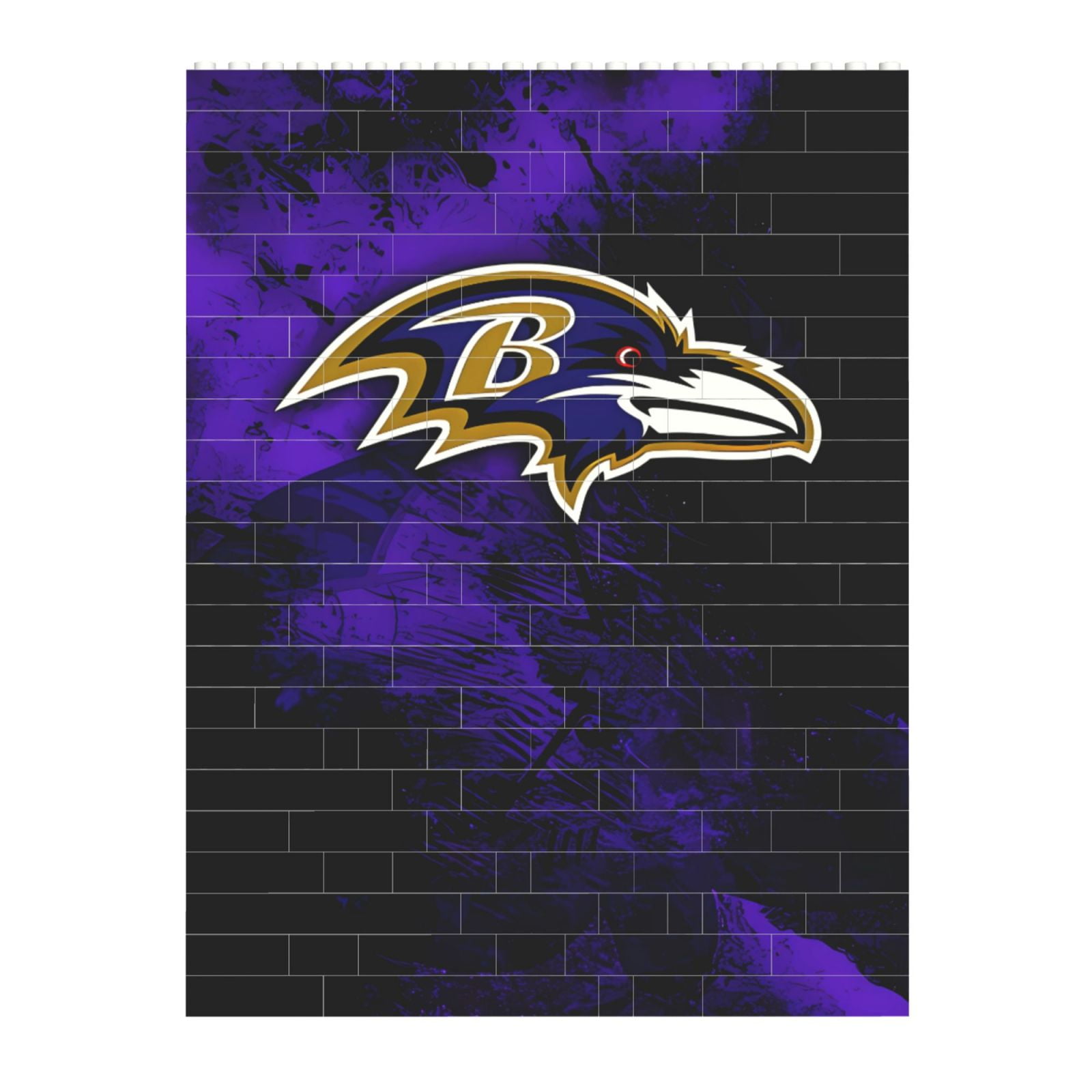 Baltimore 2025 Football Fans Building Blocks Puzzle 6.6x8.8in–Safe ...