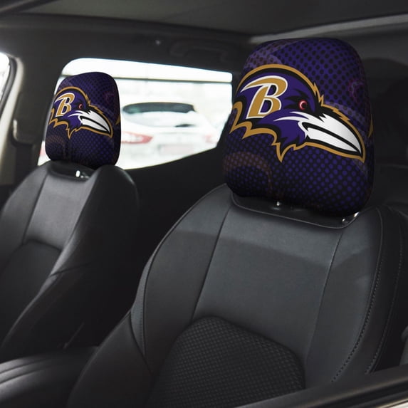 Baltimore America Football Team-Inspired Car Headrest Covers 2 Pcs ...