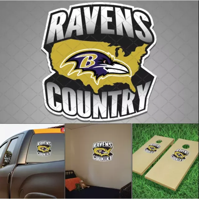 Baltimore Baltimore Football Team Country Sticker Decal Vinyl Football ...