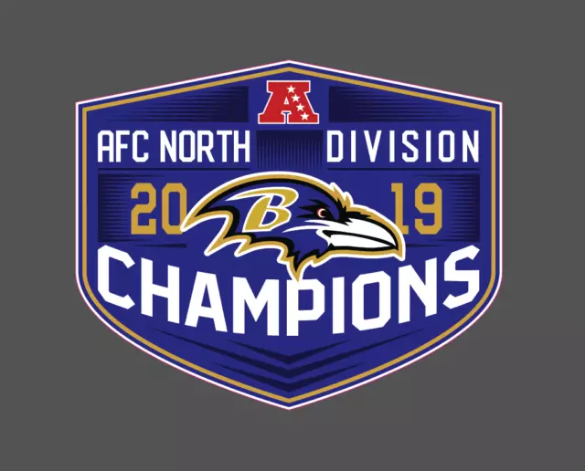 Baltimore Baltimore Football Team Sticker Decal 2019 Afc Champions ...
