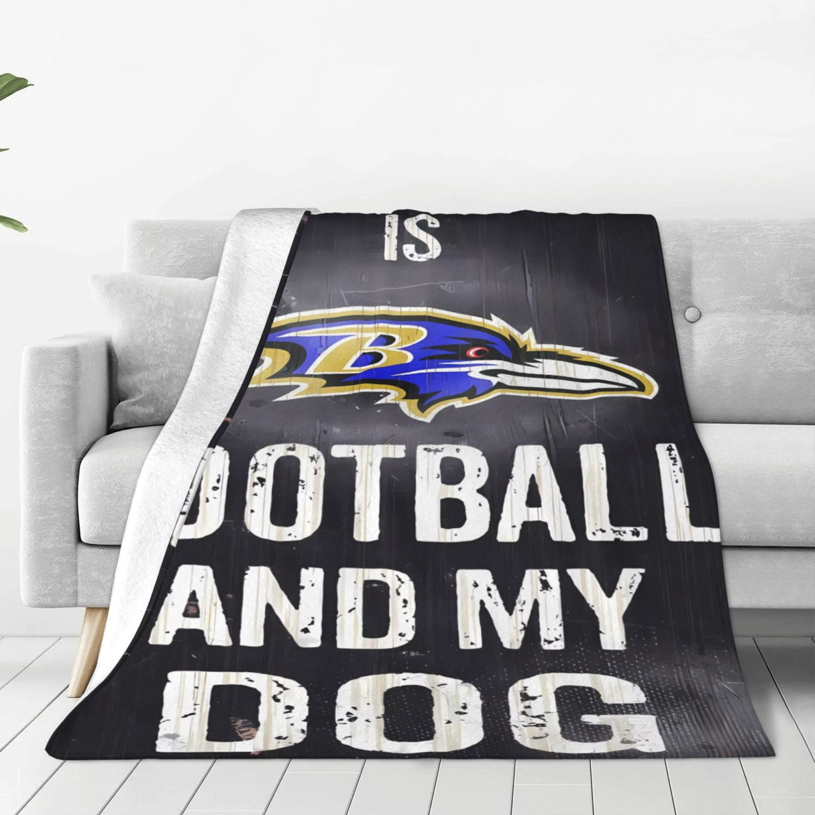 Baltimore Blanket Football Custom,Super Soft And Cozy Flannel Blanket ...