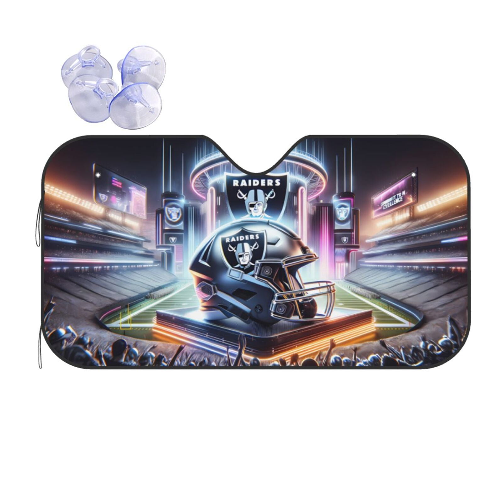 Baltimore Car Windshield Sun Visor, Football Team Theme Folding Sun ...