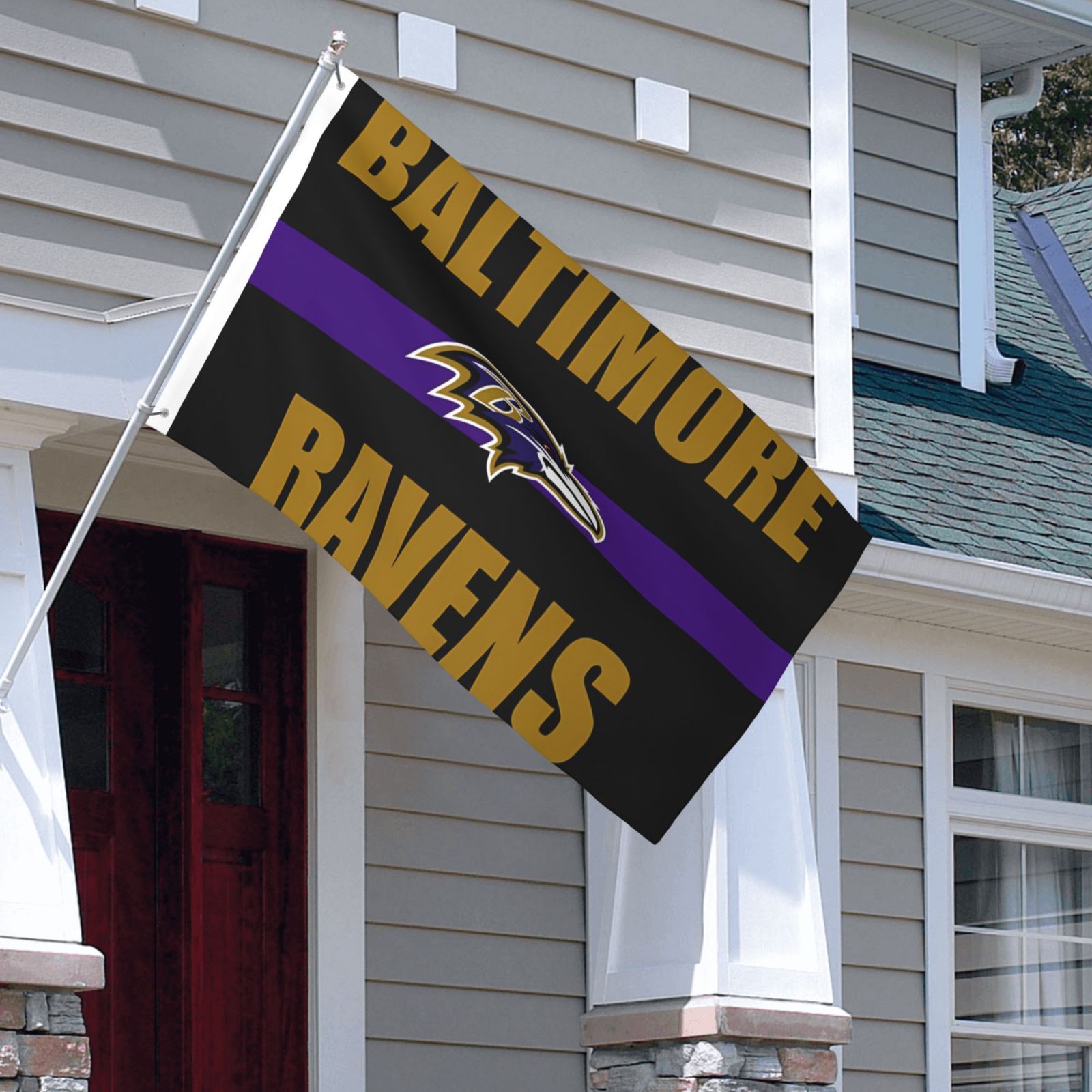 Baltimore City Football team flag double-sided 3x5ft flags patio ...