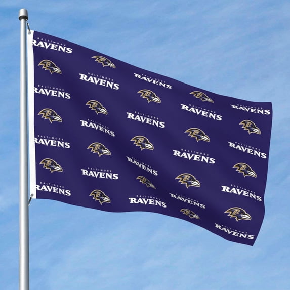 Baltimore City Football team flag double-sided 5x8ft flags patio ...
