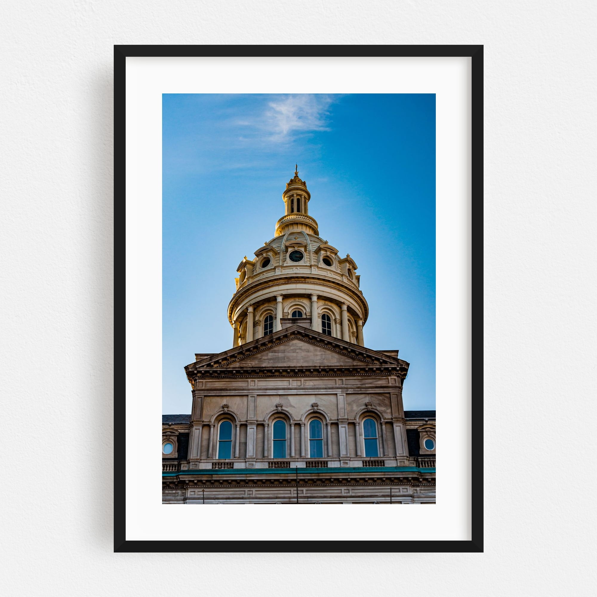 Baltimore City Hall Dome - Baltimore Maryland Photography Architecture ...