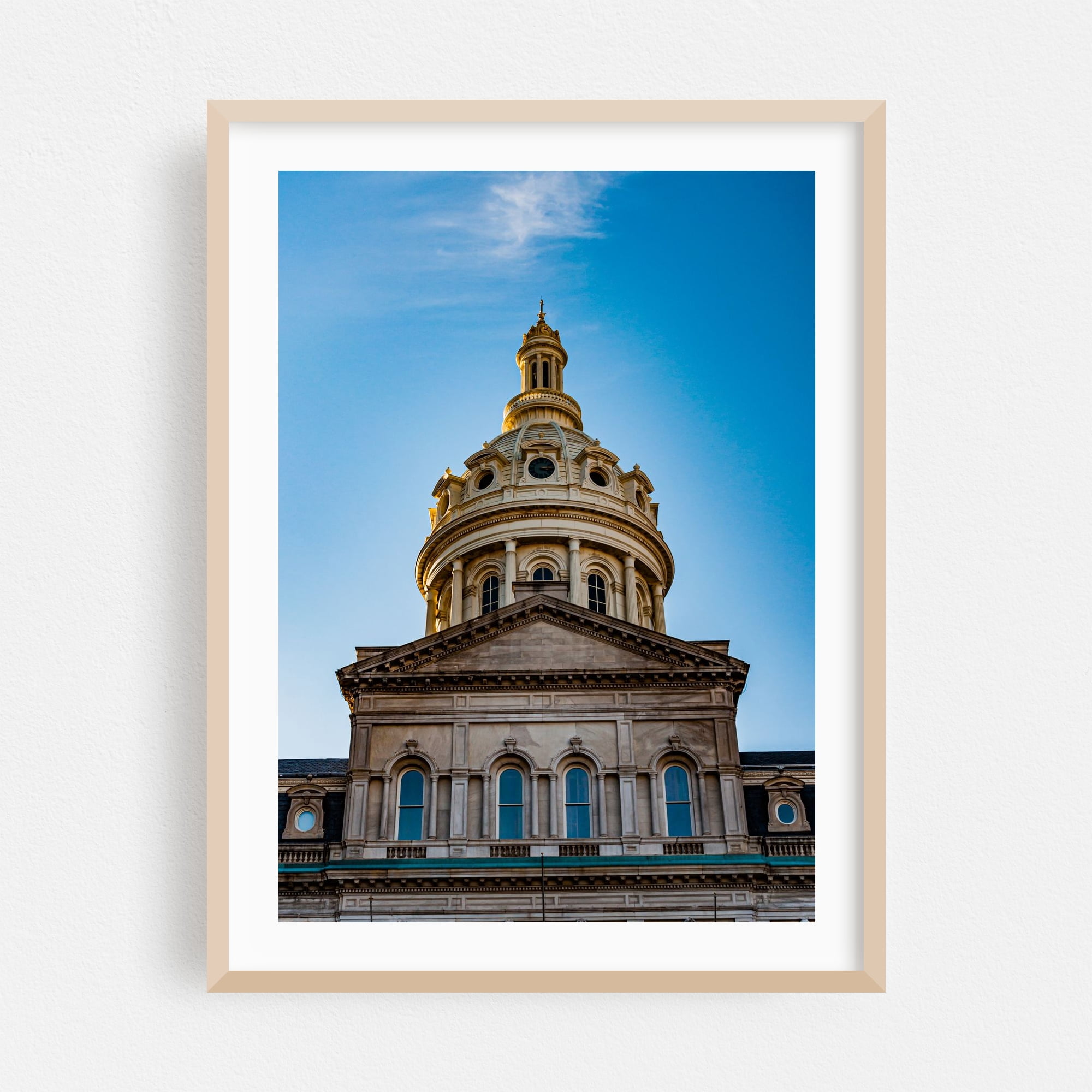 Baltimore City Hall Dome - Baltimore Maryland Photography Architecture ...
