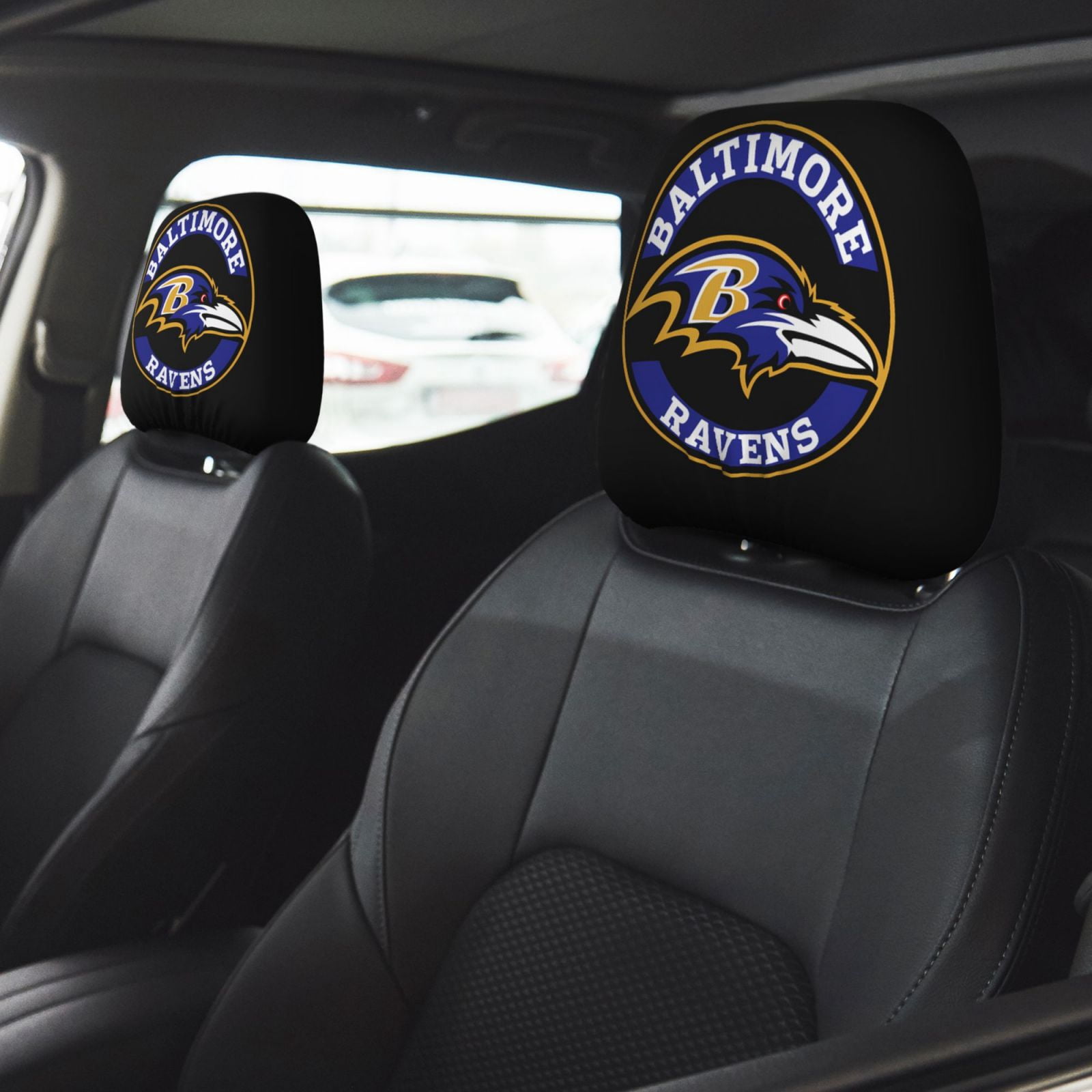 Baltimore City Team Car Headrest Covers (2-Pack) Car Seat Pillow Covers ...
