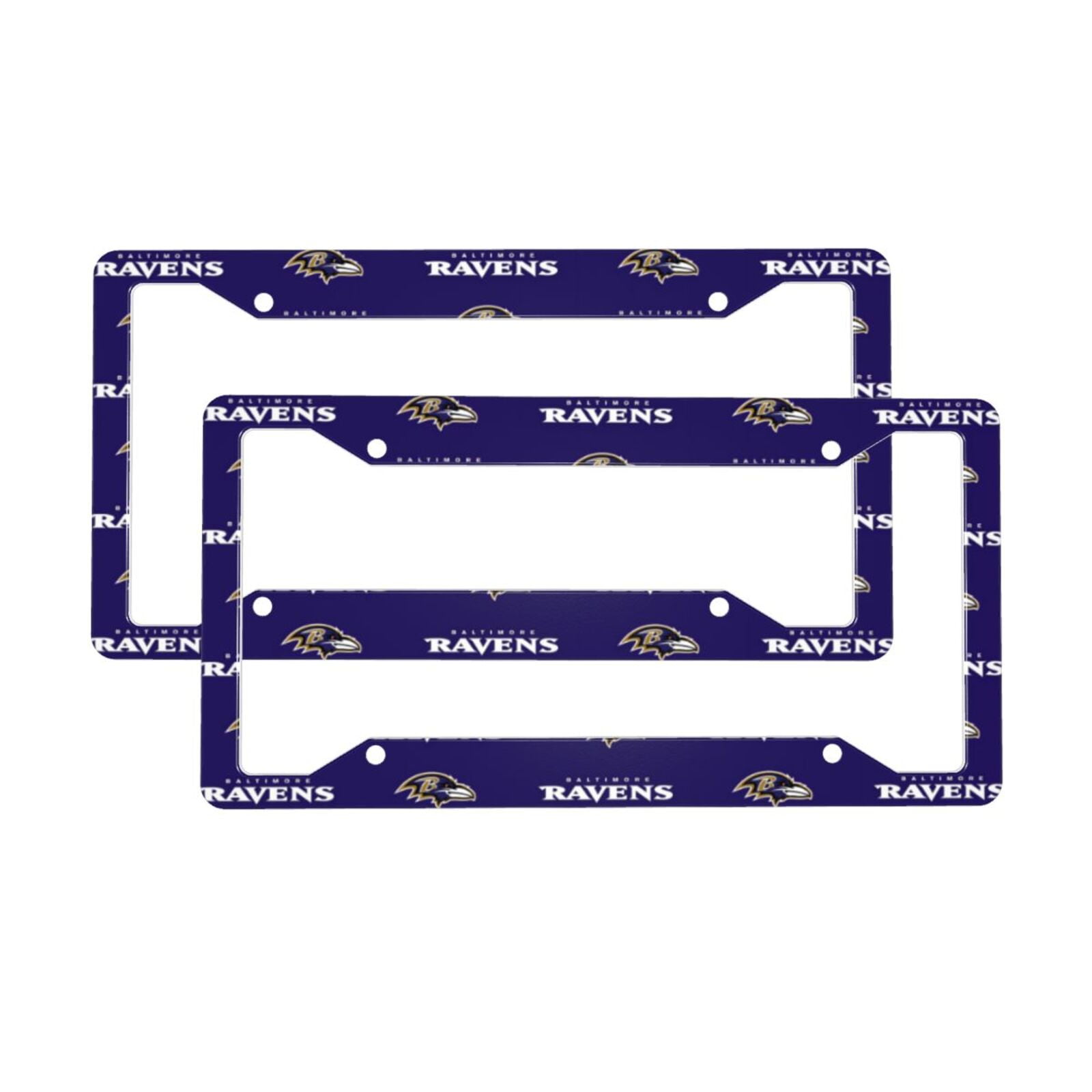 Seattle Custom 4-Hole Football License Plate Frame (Set of 2 ...