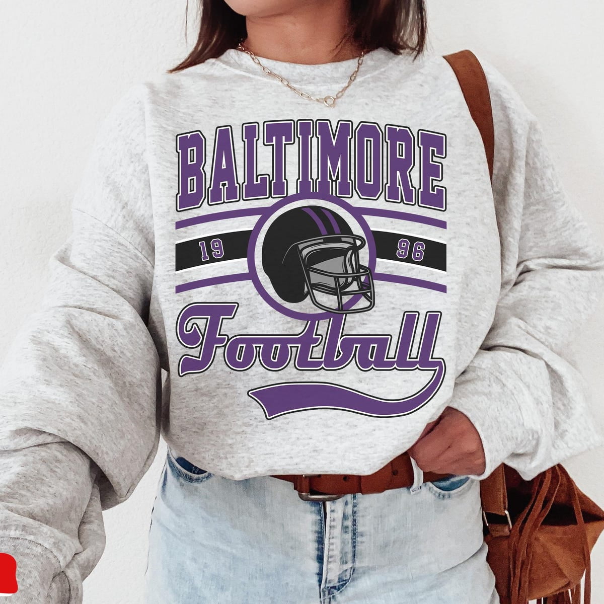 Baltimore Football Sweatshirt , Baltimore Football Shirt, Ravens Shirt ...