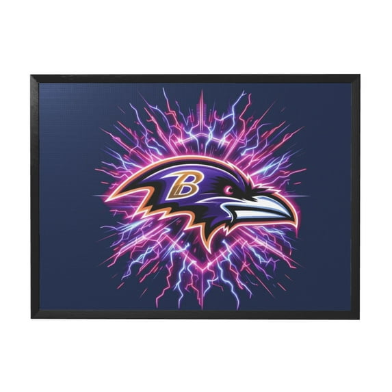 Baltimore Football Team Black Frame Decorative Painting 12"x16 ...