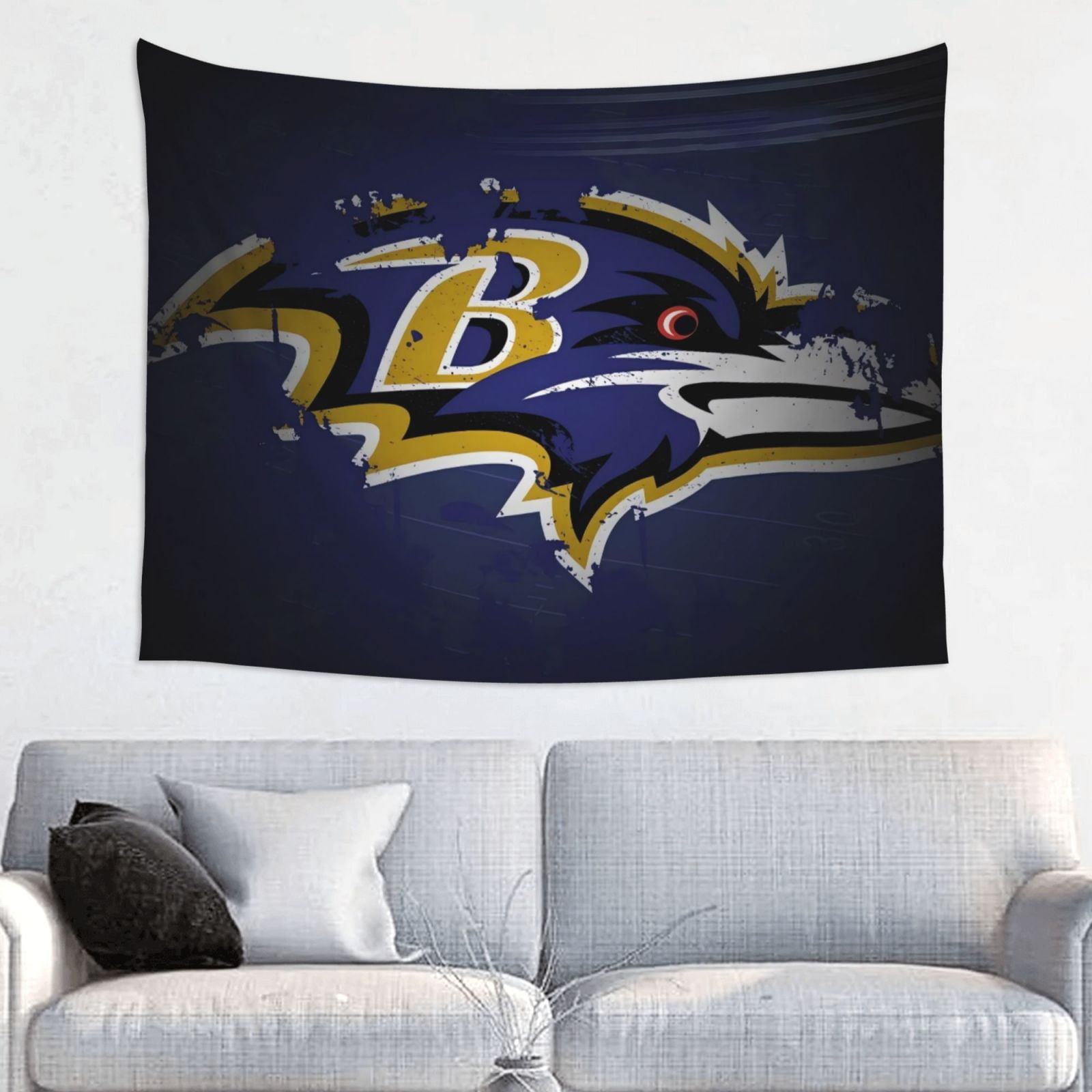 Baltimore Football Team Interior Decor Wall Tapestry 29x37 inches, Home ...