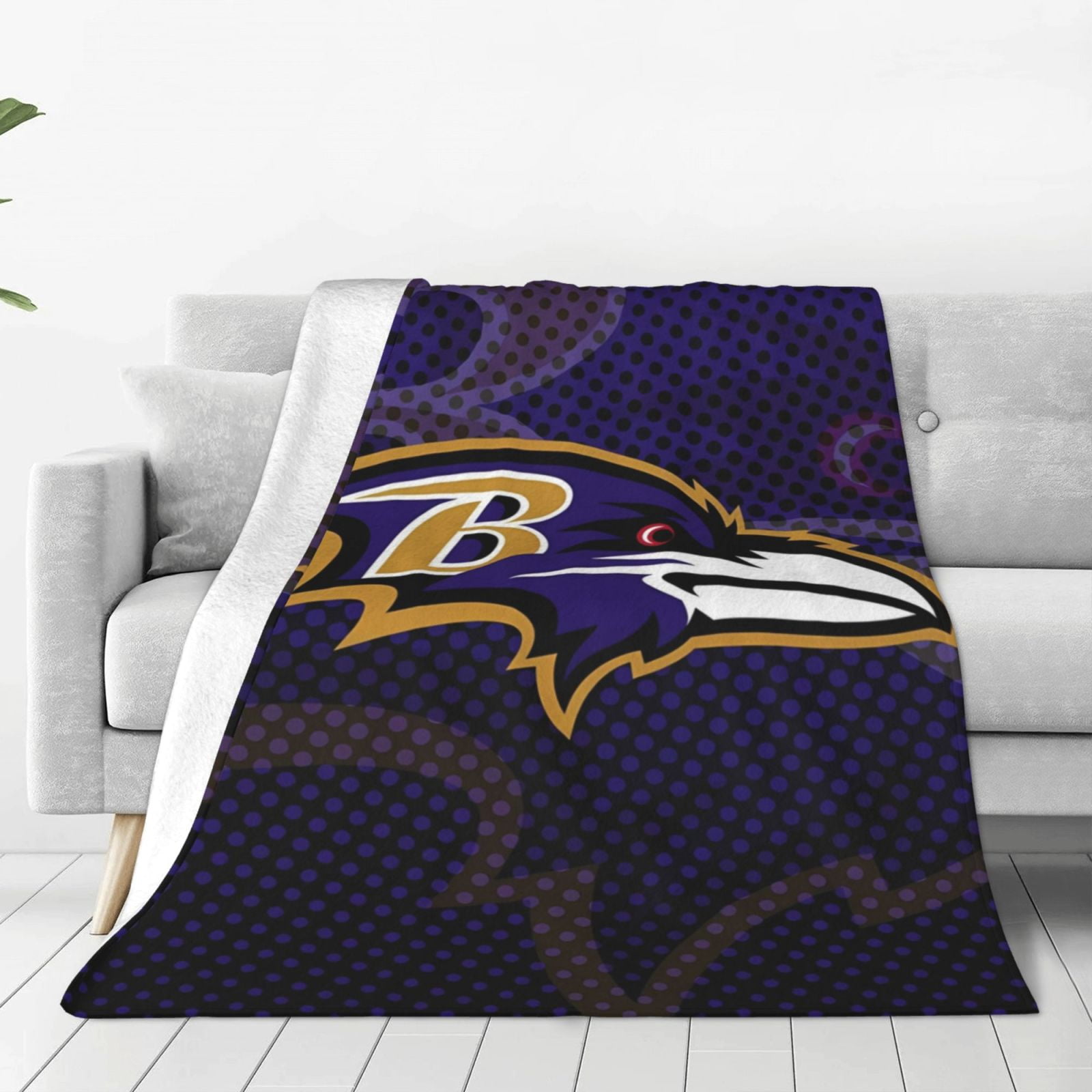 Baltimore Football Team-Themed Ultra-Soft Micro Fleece Blanket - Micro ...