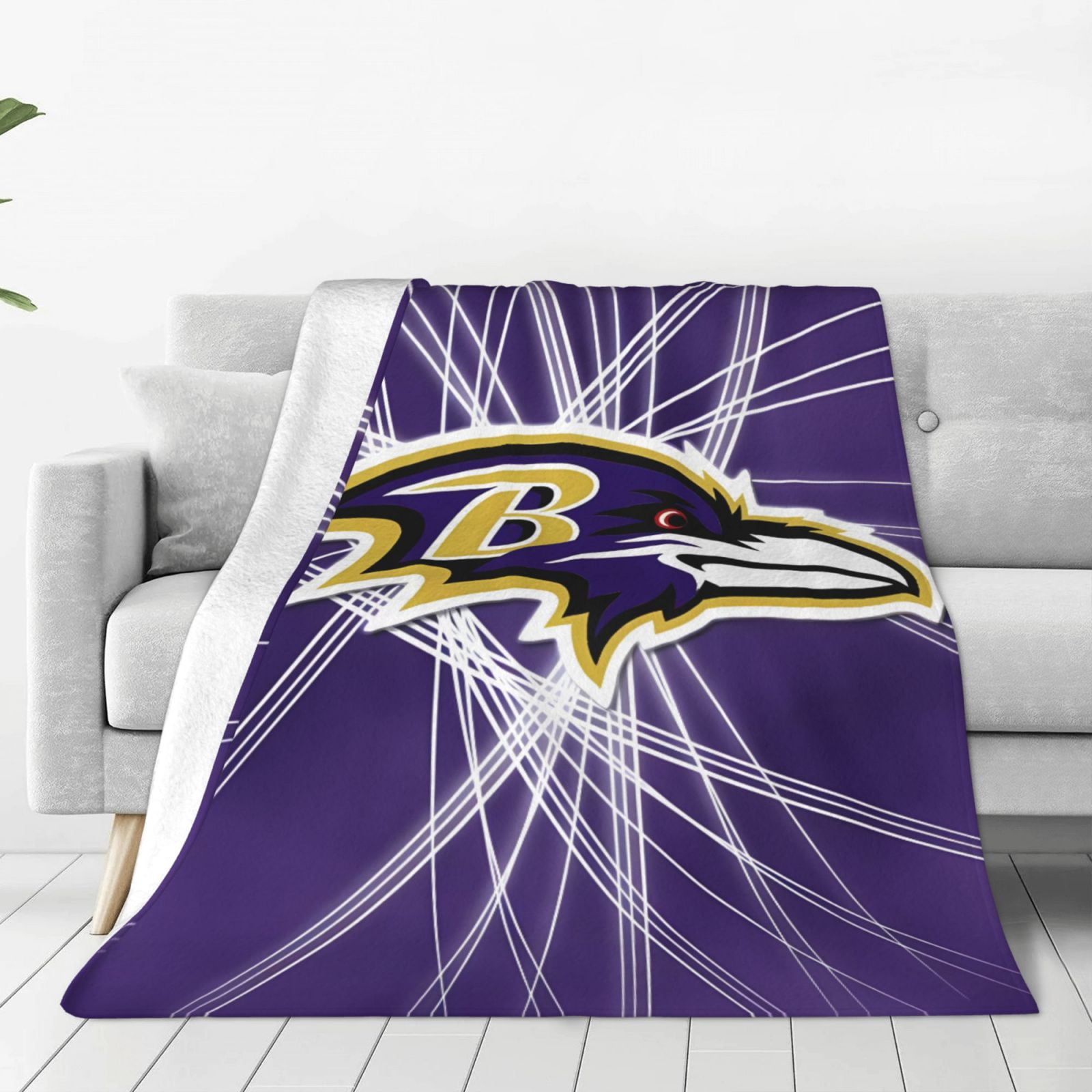 Baltimore Football Team-Themed Ultra-Soft Micro Fleece Blanket - Micro ...