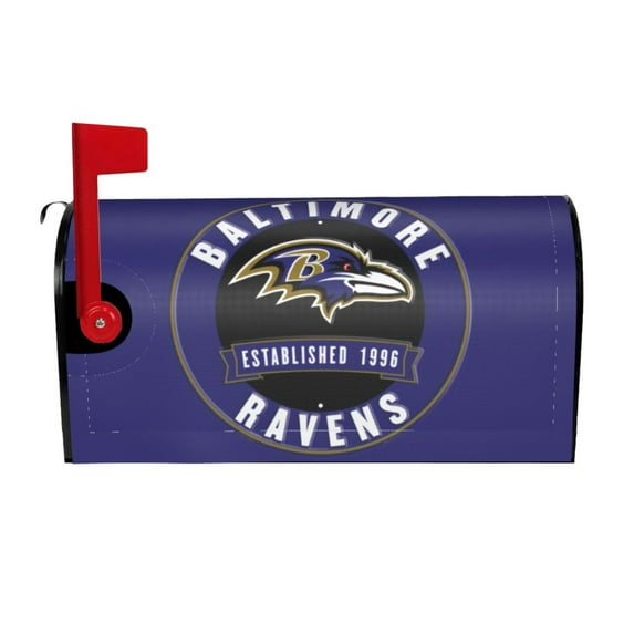 Baltimore Football Team Welcome Magnetic Mailbox Cover, Easy to Install ...
