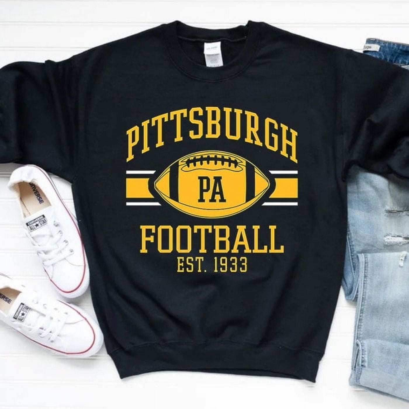 Baltimore Football Unisex Retro Helmet Style Vintage Sweatshirt ...